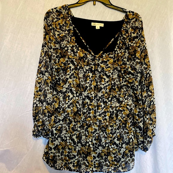 Cato | Tops | Cato Brand Floral Peplum Top In Size Xl | Poshmark